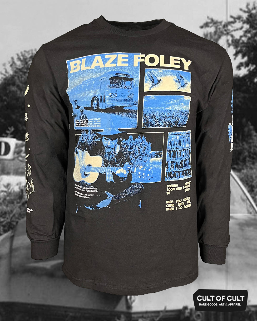 Blaze Foley Clay Pigeons Long Sleeve – Cult of Cult
