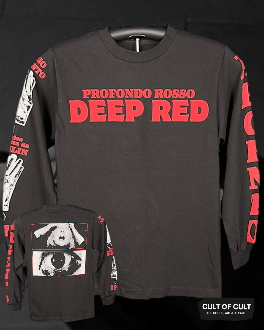 Deep Red Profondo Rosso 1975 Long Sleeve – Cult of Cult